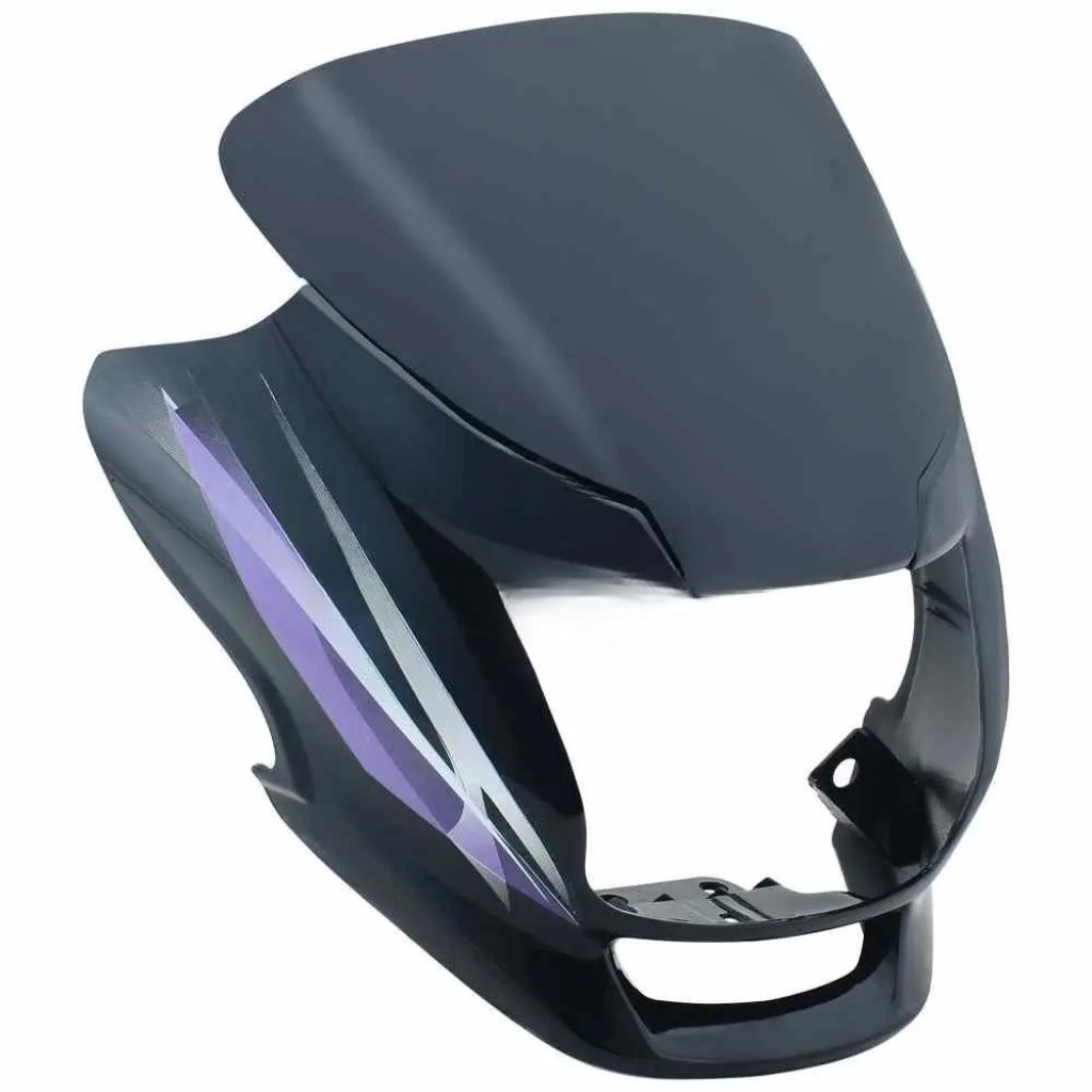 Head Light Visor/mask Hero Honda Super Splendor Latest (type 2)black ...