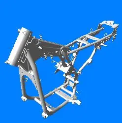 Chesis Frame Body Comp Glamour Fi (2011 & 2012 & 2013 Kick) - Buy ...