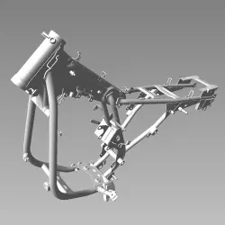 Chesis Frame Body Comp. (kick) Passion Pro 2010 & 2012 (kick Models ...