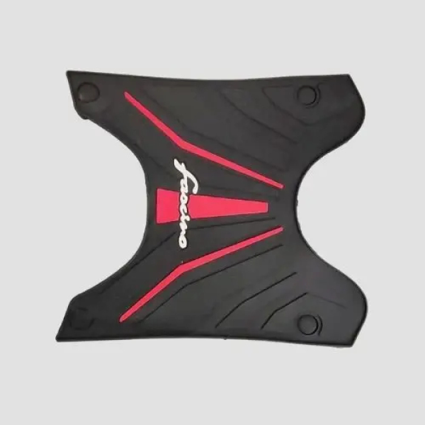 Centre Mat 3d Fascino Bs6 Blk/red - Indian Bikes Spares
