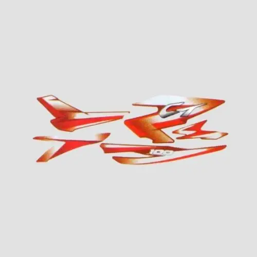 Stckr Set Ct100 T3 [red Tank] - Buy Online at Best Price Indian Bikes ...