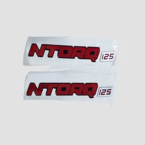 Stckr Monogram [red] Ntorq - Buy Online at Best Price Indian Bikes Spares