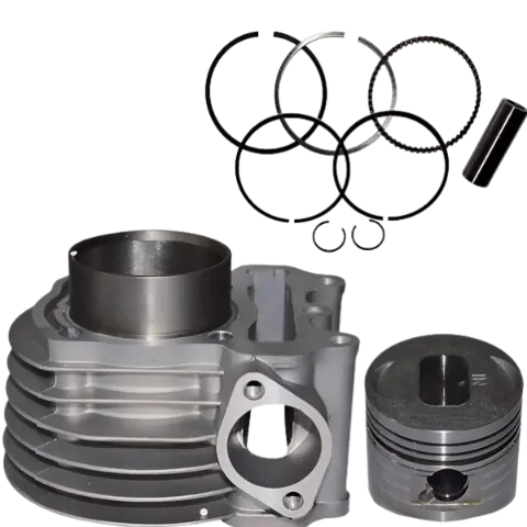 Cylinder Block Piston Kit Honda Activa Aluminum - Buy Online at Best ...