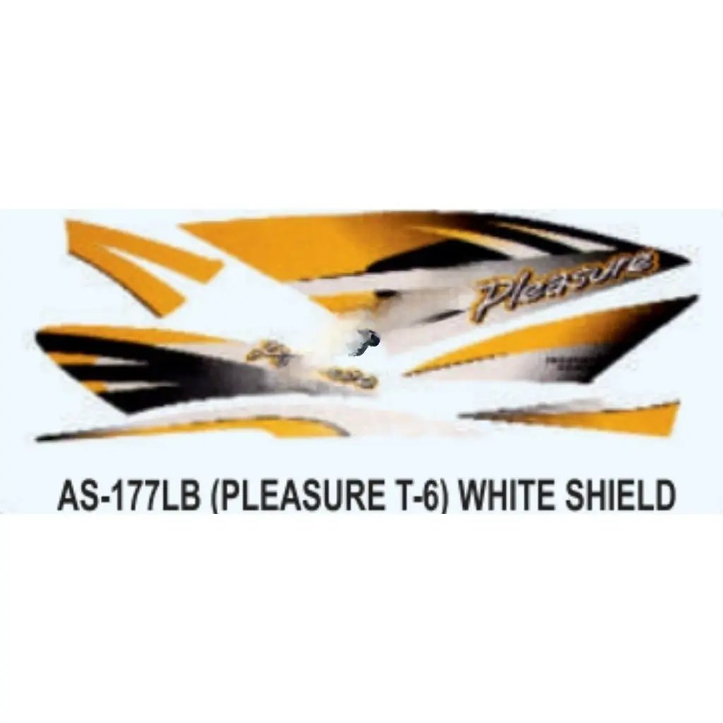 Graphics Sticker Set For Hero Pleasure | Type 6 | White Shield Sticker ...