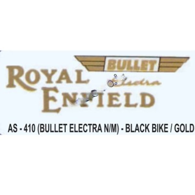 Graphics Sticker Set For Royal Enfield Bullet Electra | New Model ...