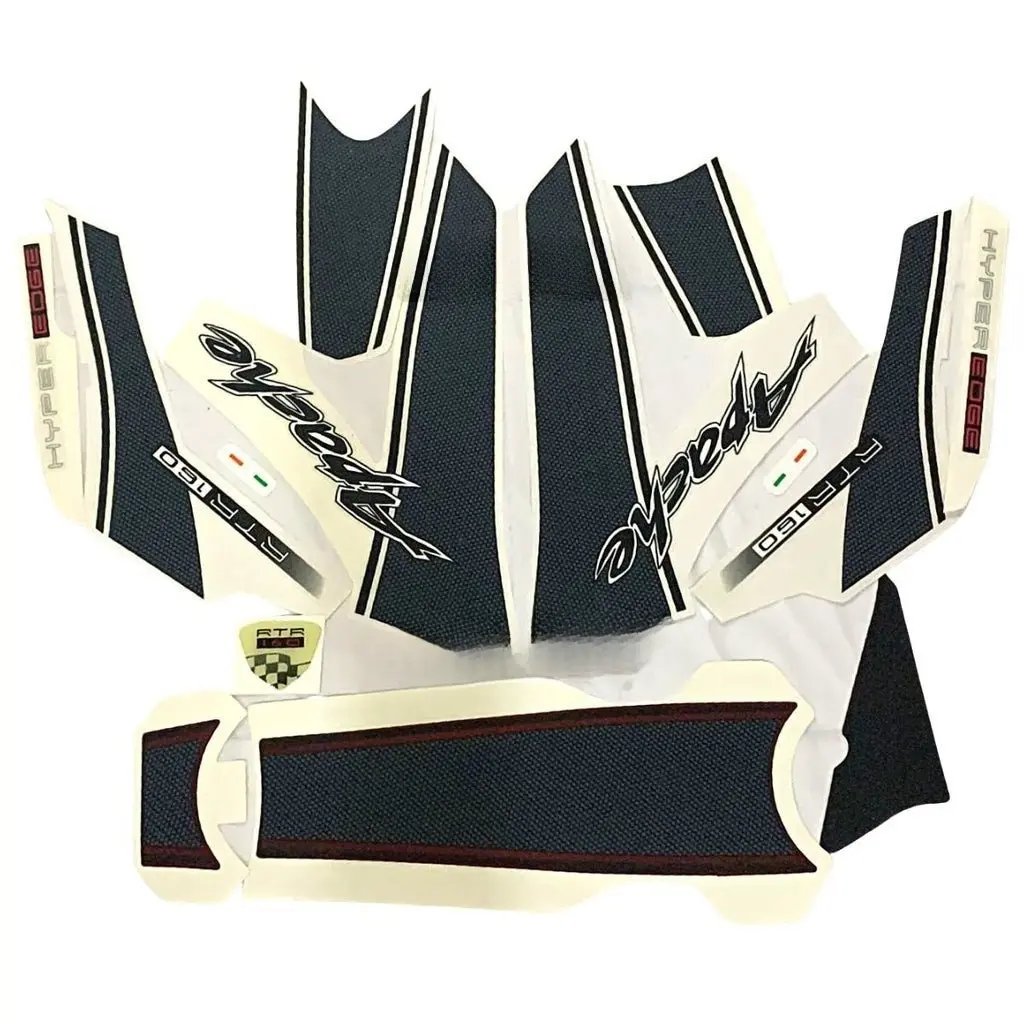 Graphics Sticker Set For Tvs Apache Rtr 160 | Type 3 | Yellow Bike ...