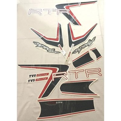Graphics Sticker Set For Tvs Apache Rtr Racing | 2020 Model | | Vinyl ...