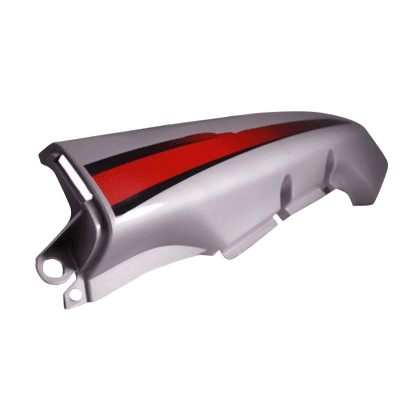 Tail Panels Set Silver (red Stk) Sai Tvs Victor - Buy Online at Best ...