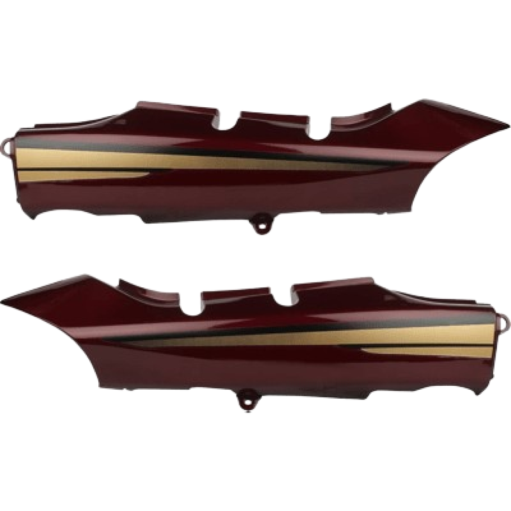 Tail Panels Set Wine Red Sai Tvs Victor - Indian Bikes Spares