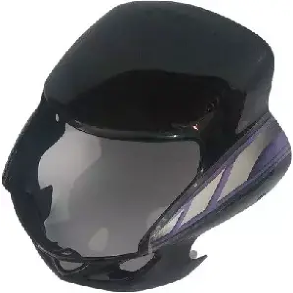 Visor For Hf Deluxe 2019 Black Blue - Buy Online at Best Price Indian ...
