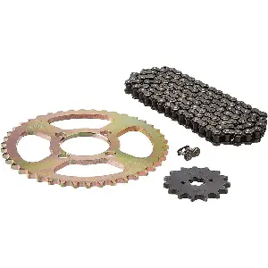 Uno Minda Ch-1020 Chain Sprocket Kit R420 Size-114l/15t/42t(4h) For ...