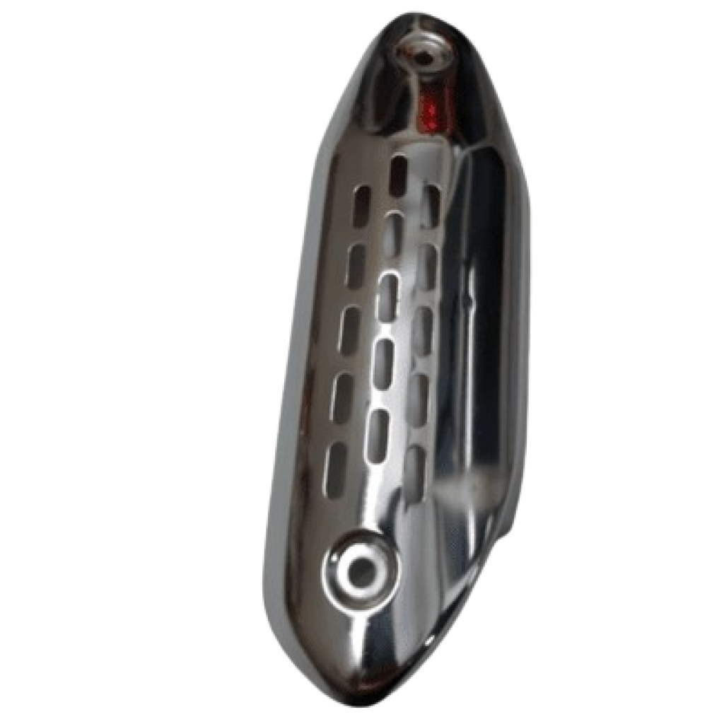 Silencer Cover Silver Standard Pulsar 150 Ug3 - Genuine - Buy Online at ...