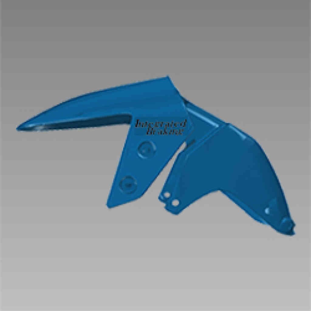 Set Front Fender Tbm Blue For Maestro Edge |hero - Indian Bikes Spares