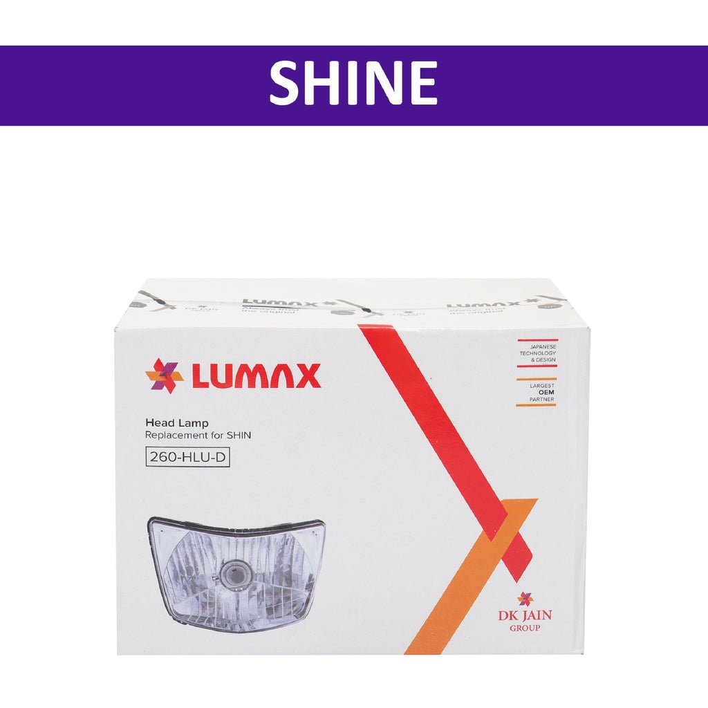 Lumax Head Light Assembly For Shine - Indian Bikes Spares