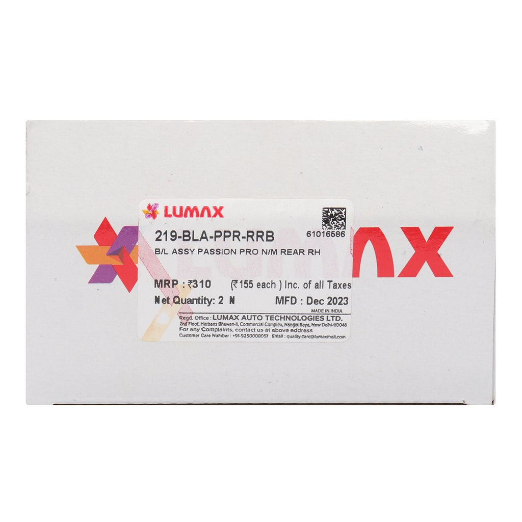 Lumax Indicator (rear Right) For Passion Pro New - Indian Bikes Spares