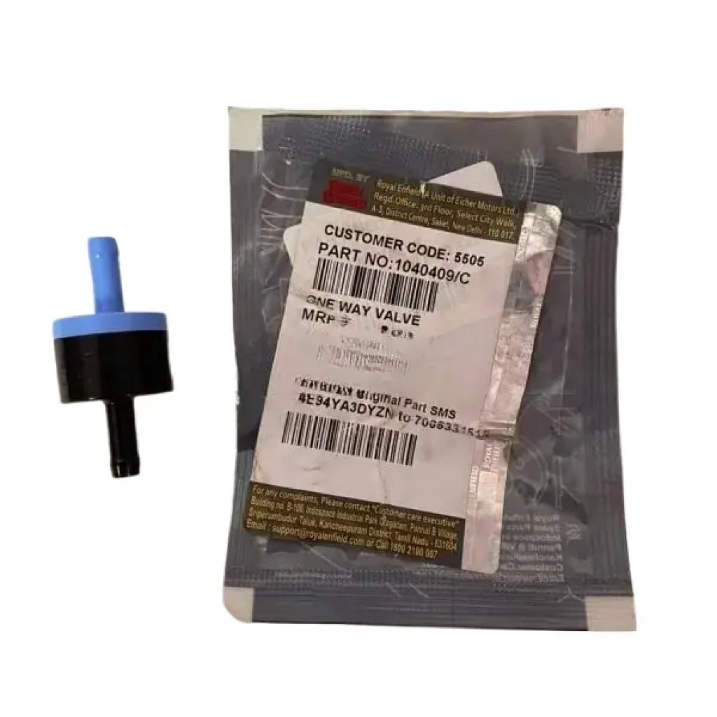 1040409/c One Way Valve Royal Enfield Classic 350,standard 350,electra ...