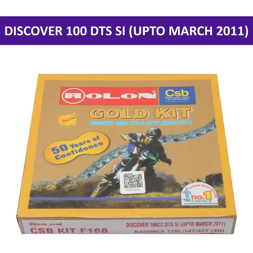 Rolon Chain Kit For Discover 100 Dtsi (upto March 2011) - Buy Online at ...