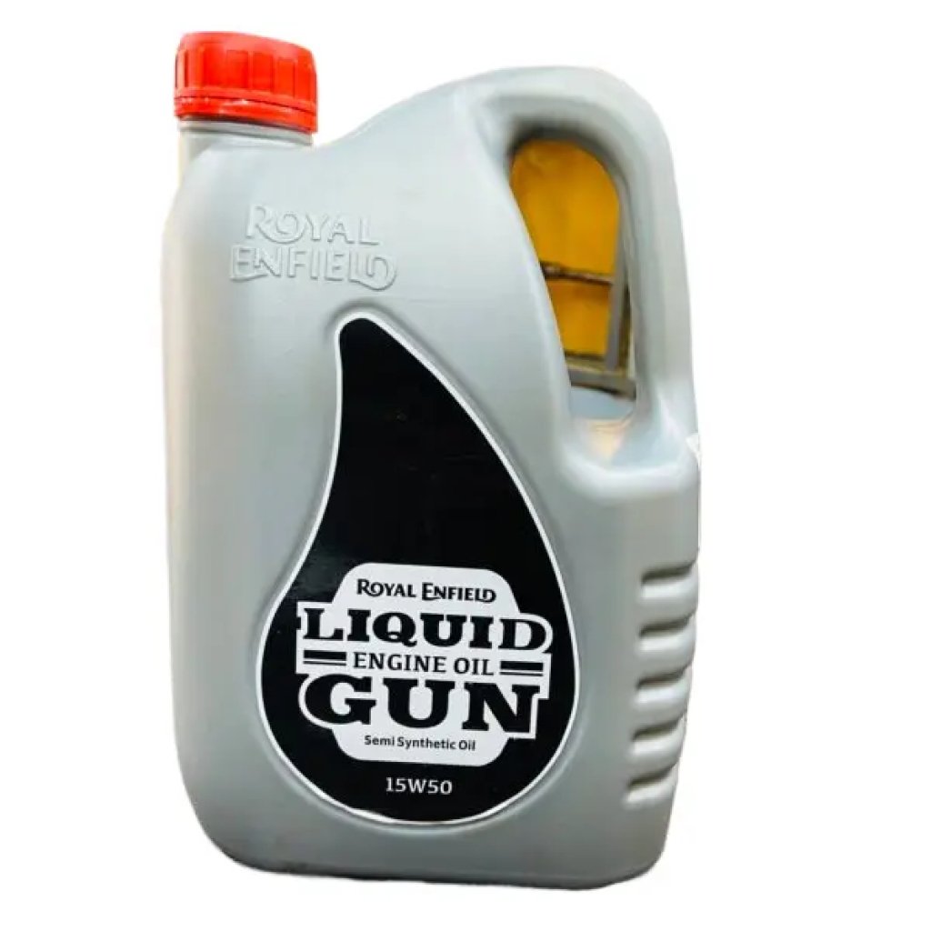Royal Enfield Liquid Gun Engine Oil 15w-50 Semi Synthetic - Indian ...