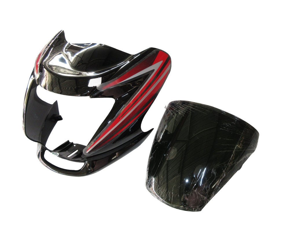 Headlight Visor Fit For Hero Passion Pro Digital Black (red Sticker ...