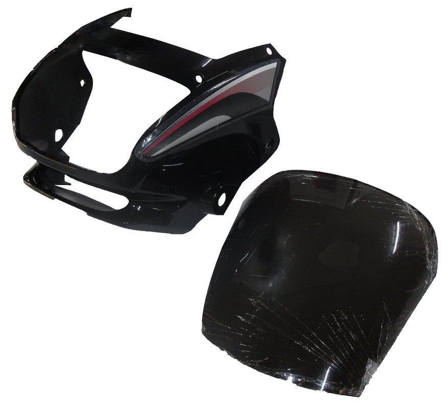 Headlight Visor Fit For Hero Super Splendor Black (red Sticker ...