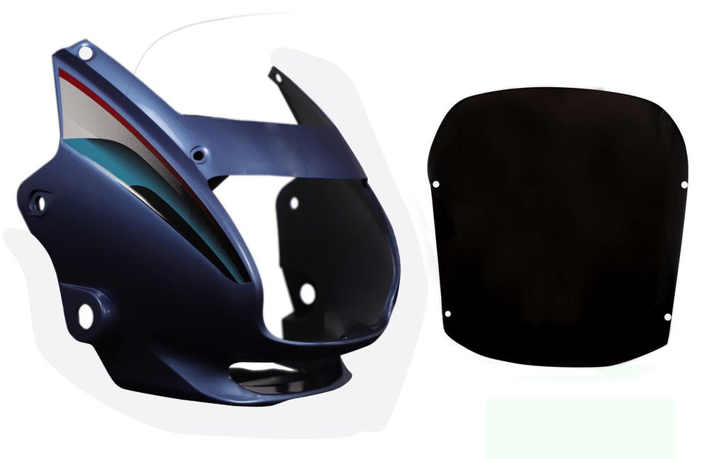 Headlight Visor Fit For Hero Super Splendor Sky Forest Blue (w/sticker ...