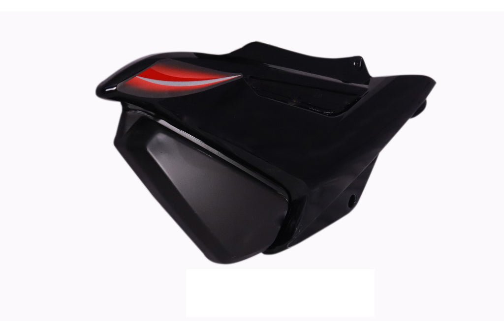 Side Panel / Side Cowl Fit For Tvs Starcity Plus Black (red Sticker ...