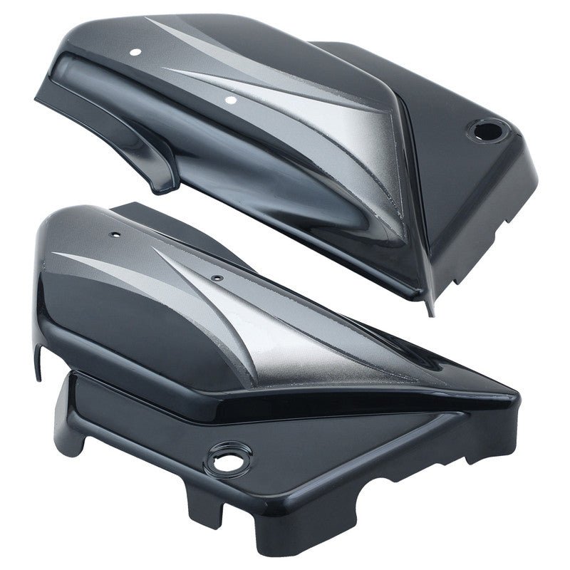Side Panel / Side Cowl Set Fit For Hero Splendor Pro Black(grey Sticker ...