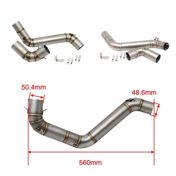 Bajaj Dominar 400 Bent Pipe/middle Pipe - Buy Online at Best Price ...