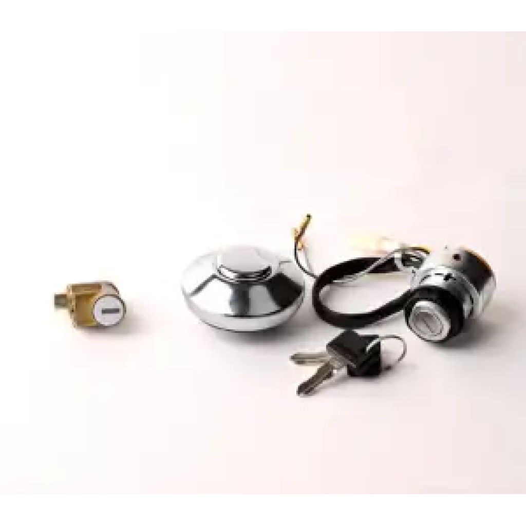 Lock Kit Set Of 3 For Suzuki Ax 100 | Spark Minda - Indian Bikes Spares
