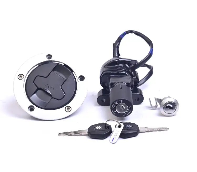 Lock Kit Set Of 3 For Suzuki Gixxer 150 Bs6 | Spark Minda - Indian ...