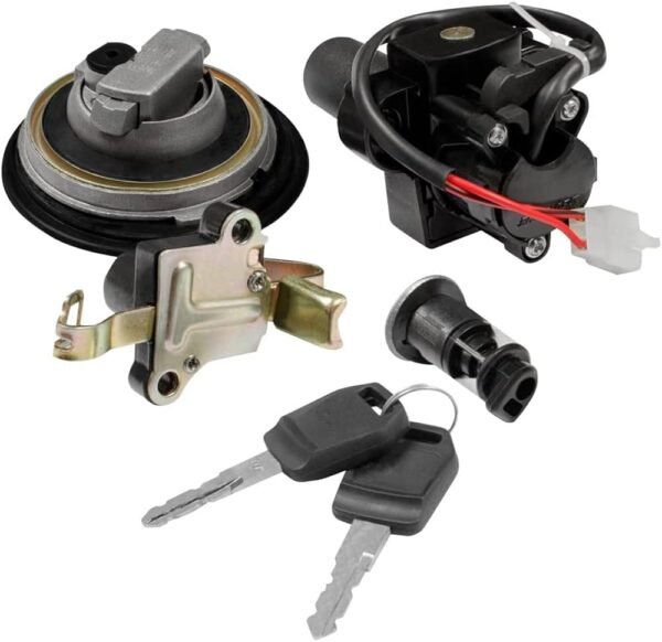 Lock Kit Set Of 4 For Hero Glamour Bs3 | Spark Minda - Indian Bikes Spares