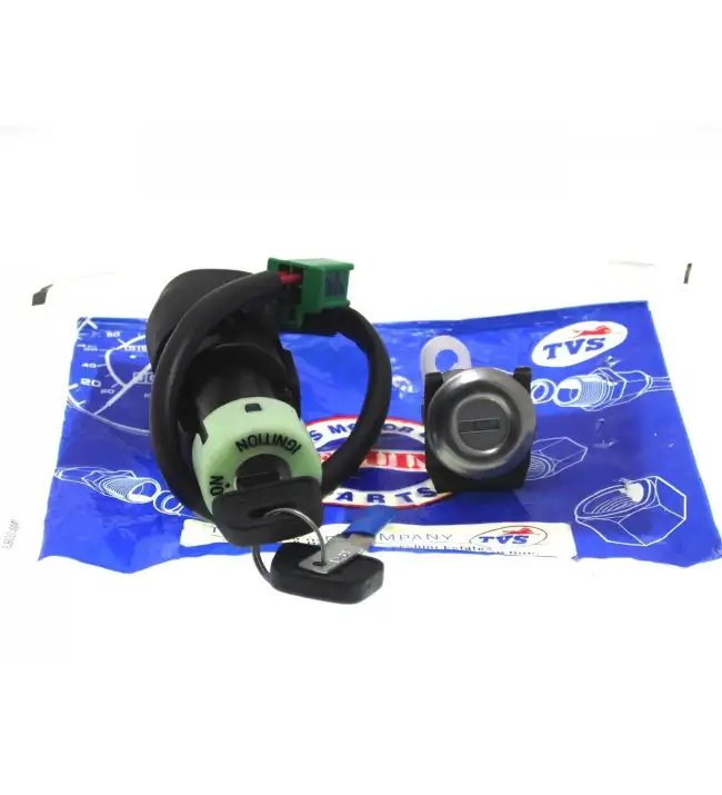 Lock Set For Tvs Pep | Pep + - Buy Online at Best Price Indian Bikes Spares