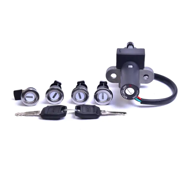 Lock Set Kit Of 5 For Hero Splendor | Spark Minda - Buy Online at Best ...