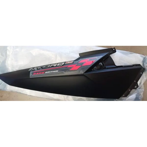 Panel Right Side Matt Black With Tapeset For Tvs Ntorq 125 Racing Red ...