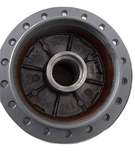 Rear Wheel Hub (spoke) 110 Dia For Tvs Star City - Indian Bikes Spares