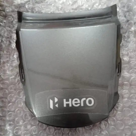 Set Center Rear Cowl Ebony Gray Metallic For Achiever 150 | Hero - Buy ...