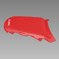 Set Center Rear Cowl Red For Hero Achiever 150 - Indian Bikes Spares