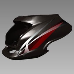 Set Front Cowl (black-1) - Buy Online at Best Price Indian Bikes Spares
