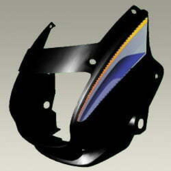 Set Front Cowl (black-1) - Indian Bikes Spares