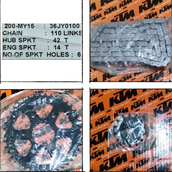 Chain Sprocket Kit For KTM Duke 200 | RC 200 - Buy Online at Best Price ...