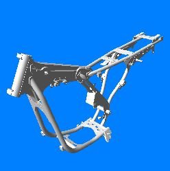 Frame Body Complete For Hero Super Splendor BS-III - Buy Online at Best ...