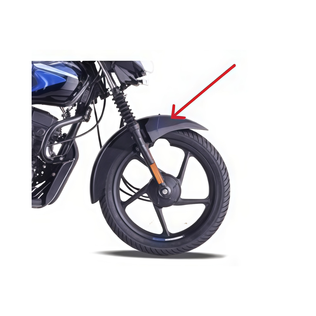 Front Fender WH Brace SA Ebony Black For Bajaj CT110 - Indian Bikes Spares