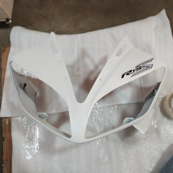 R15-S HEAD LIGHT VISOR WHITE - Buy Online at Best Price Indian Bikes Spares