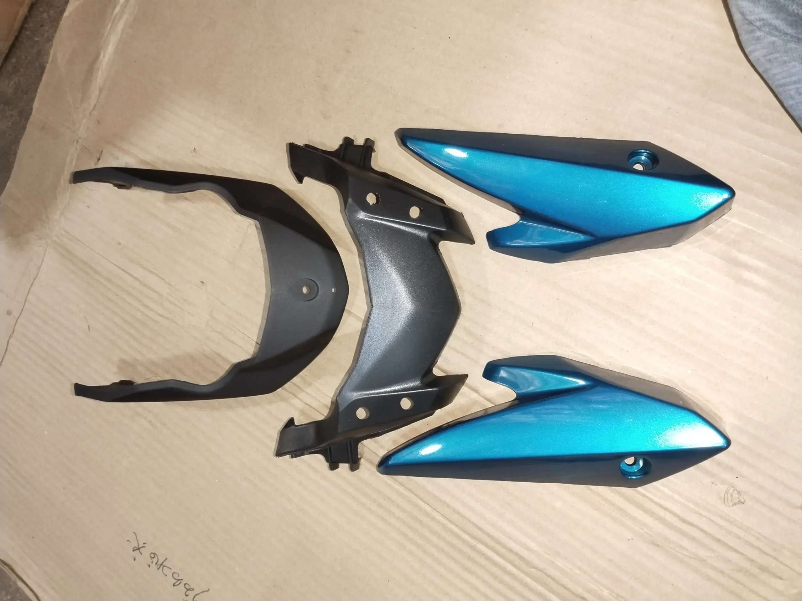 FZ V2 HEAD LIGHT VISOR CYAN BLUE - Buy Online at Best Price Indian ...