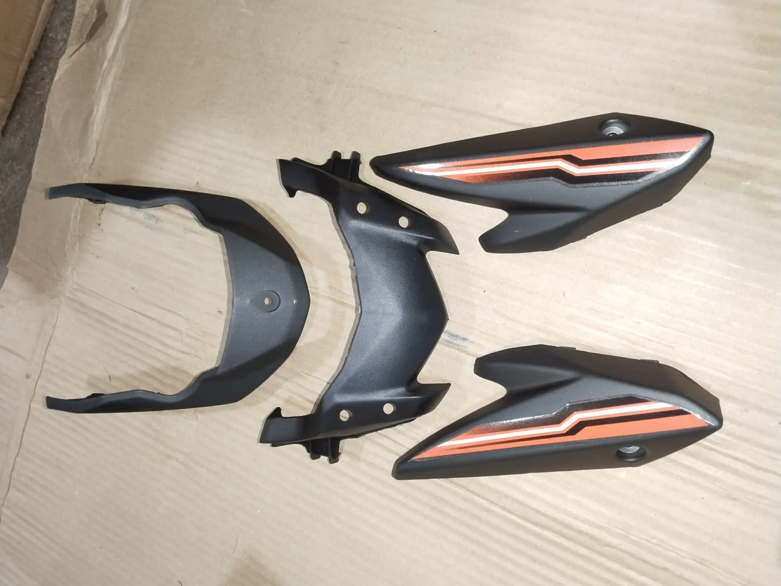 FZ V2 HEAD LIGHT VISOR MATT BLACK /ORANGE - Buy Online at Best Price ...