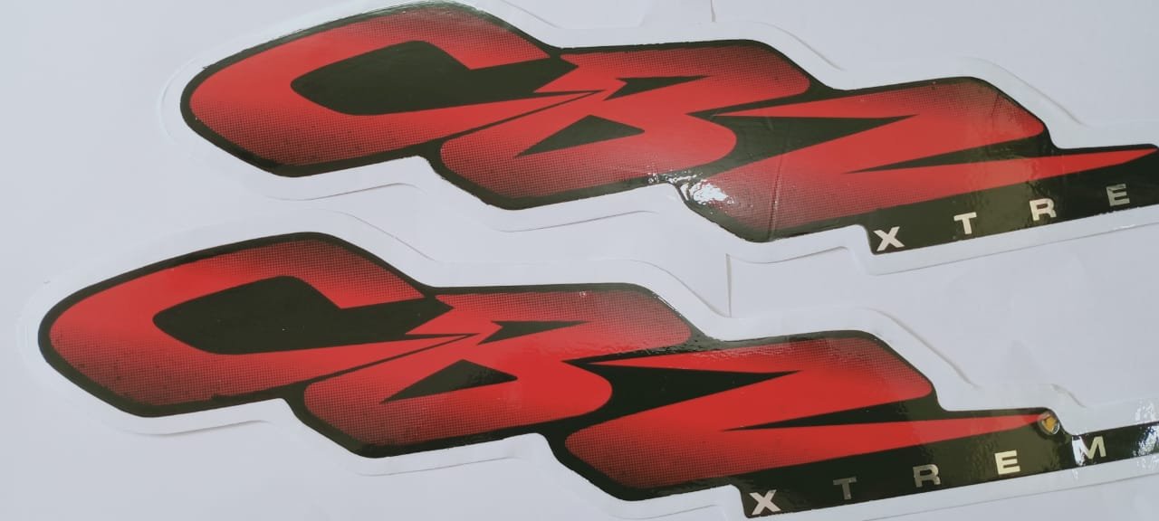 Red Colour Sticker for Hero CBZ Xtreme Type 2- Buy Online at Best Price ...