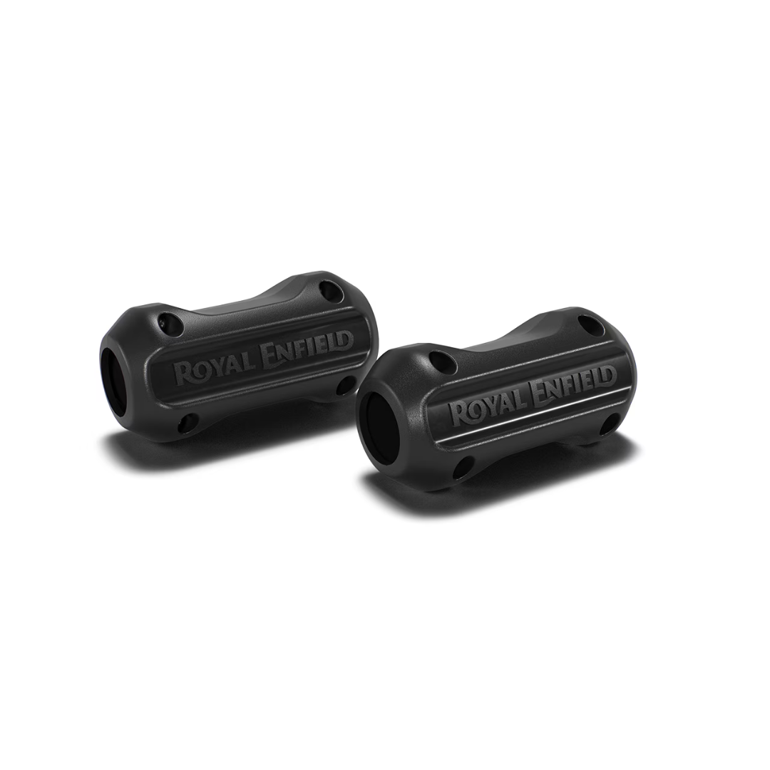 Black Engine Guard Sliders For Royal Enfield Scram 440 | Scram 411 ...