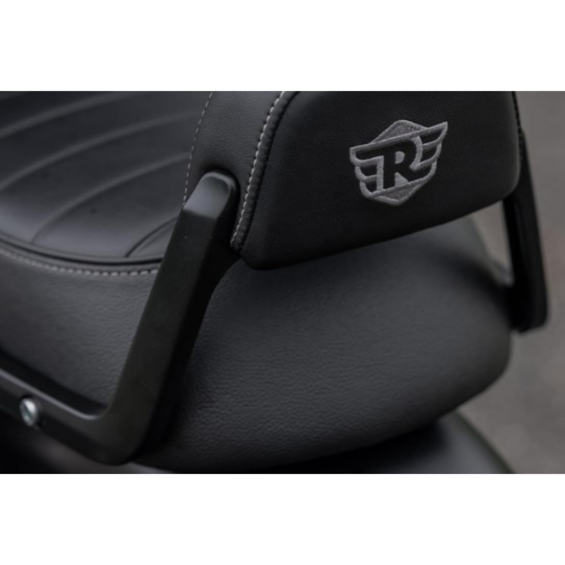 Black Passenger Backrest Mounts For Royal Enfield All New Bullet 350 ...