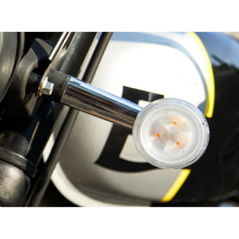 Silver LED Indicators For Royal Enfield Hunter 350 | Meteor 350 ...