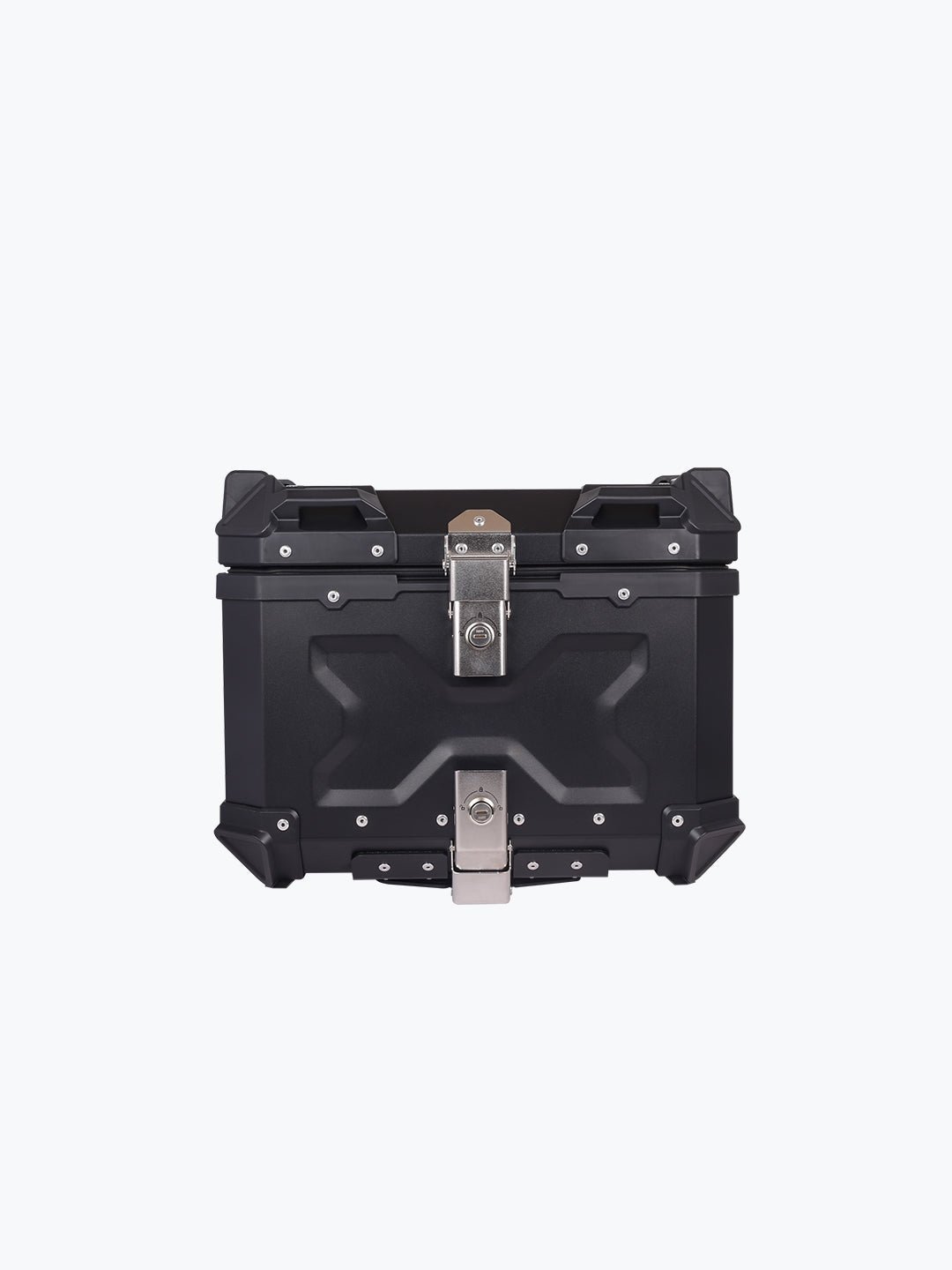Top Box 45L X Aluminium Black With Backrest Pad - Buy Online at Best ...